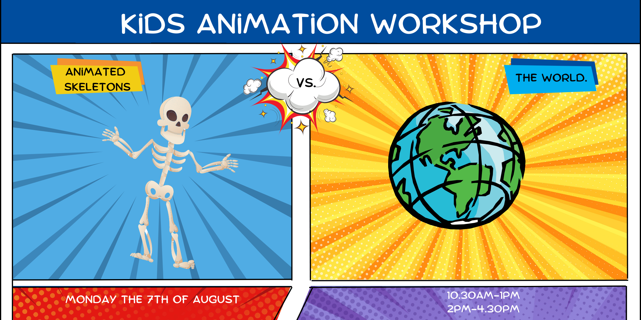 Kids Animation Workshop: Animated Skeletons vs the World!! - Surgeons ...